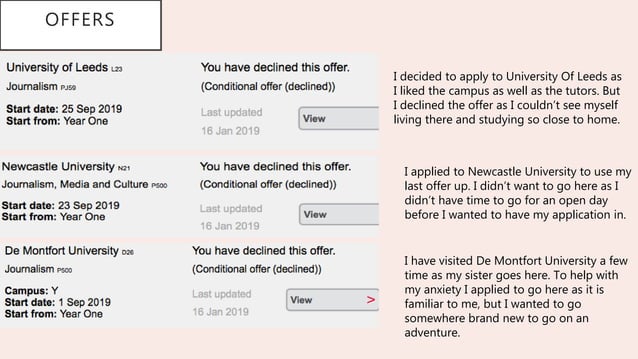 UCAS Application | PPT