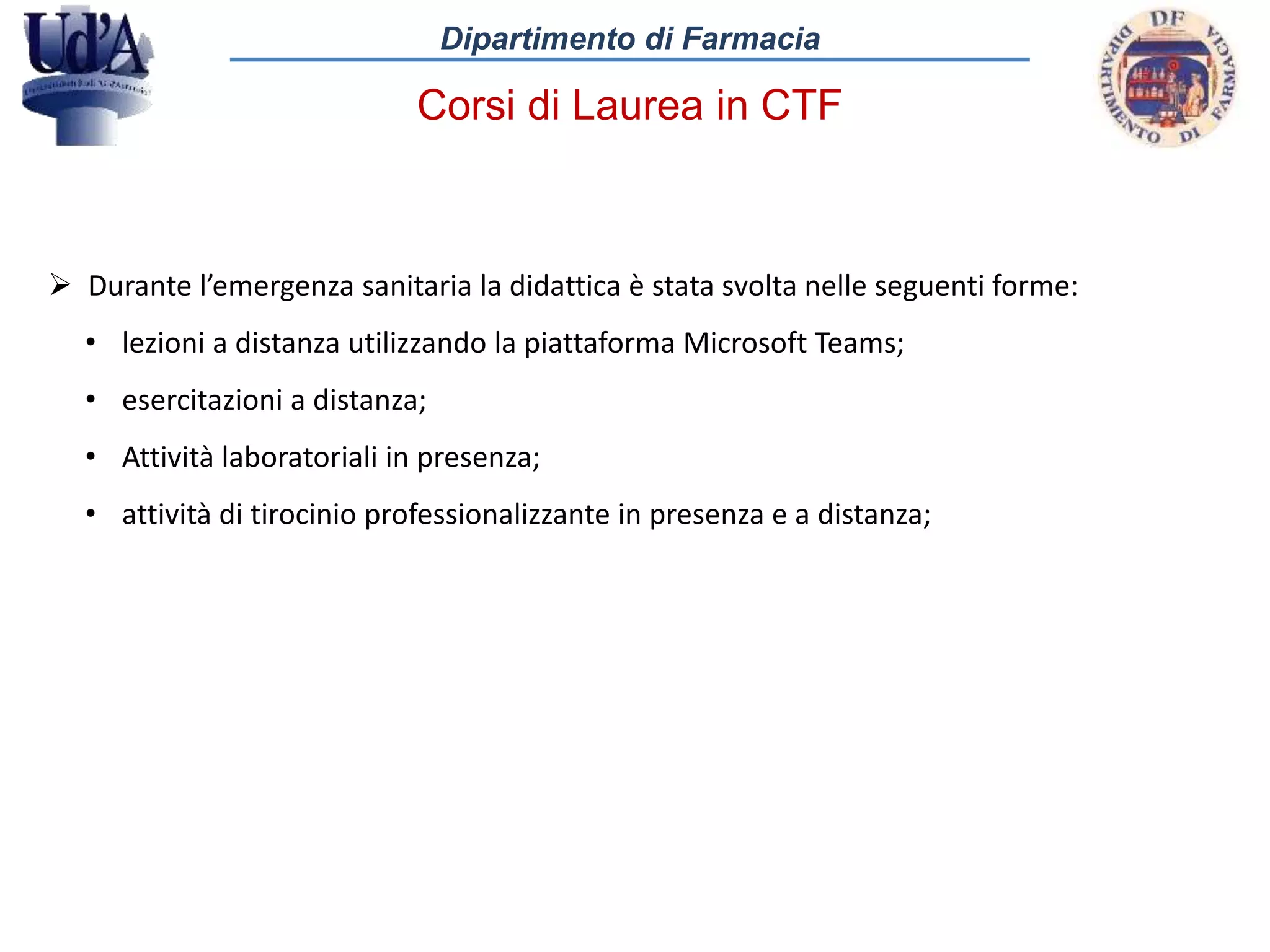 Offerta formativa CTF | PPT