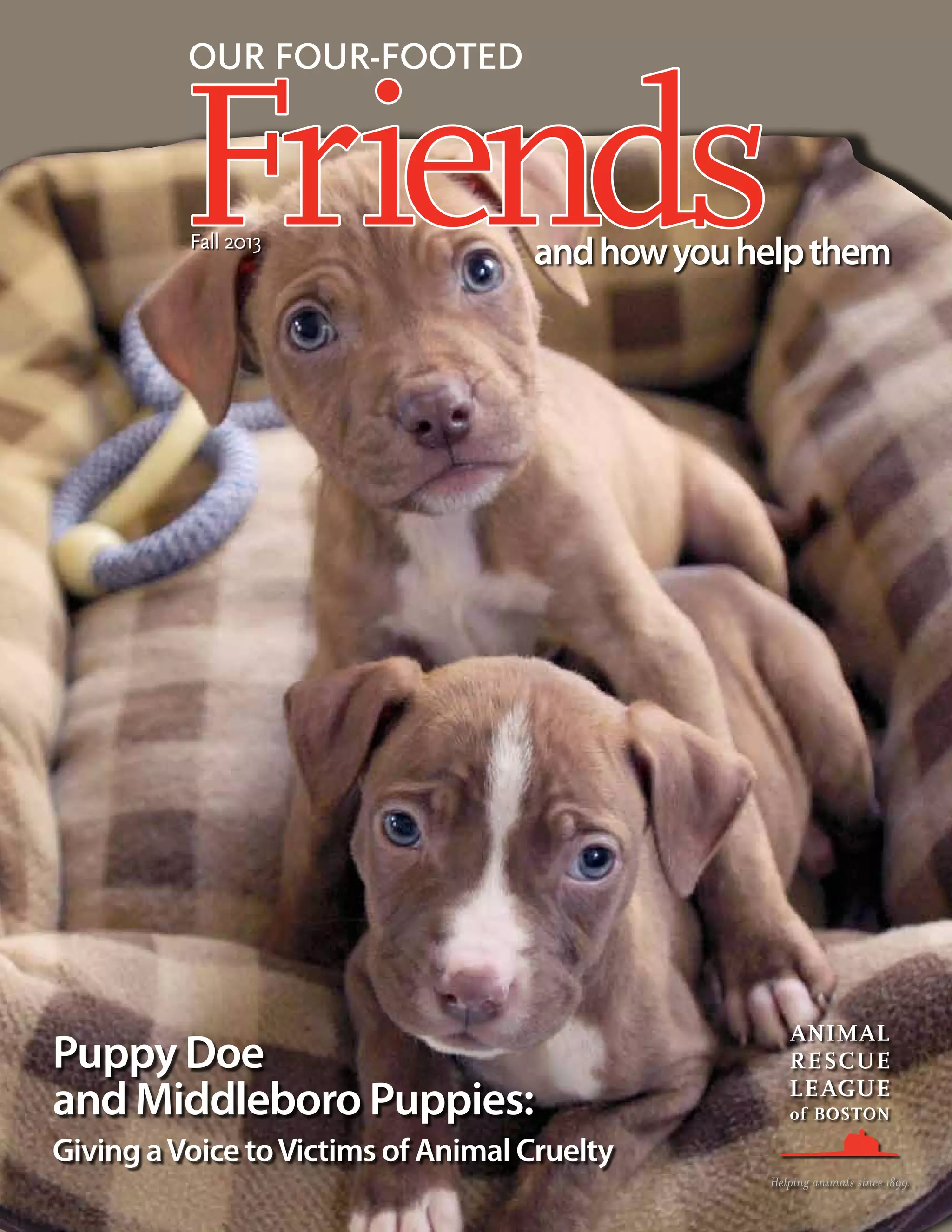 ARL Our Four-Footed Friends Fall 2013 | PDF