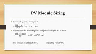 Off Grid PV System | PPTX