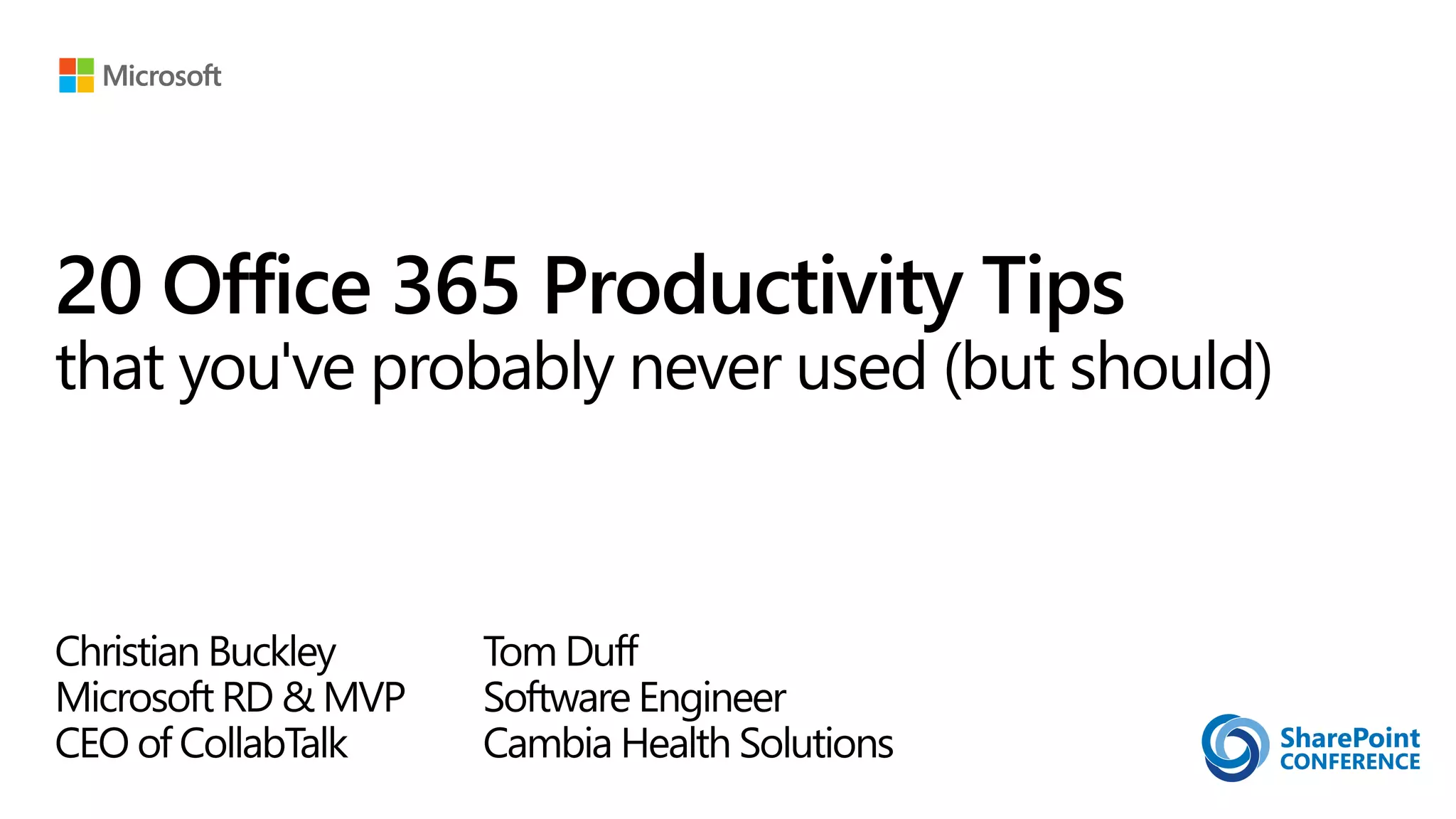 20 Office 365 Productivity Tips that you've probably never used (but ...