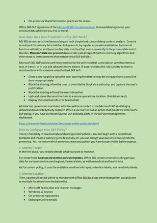 Office 365 data loss prevention | DOCX