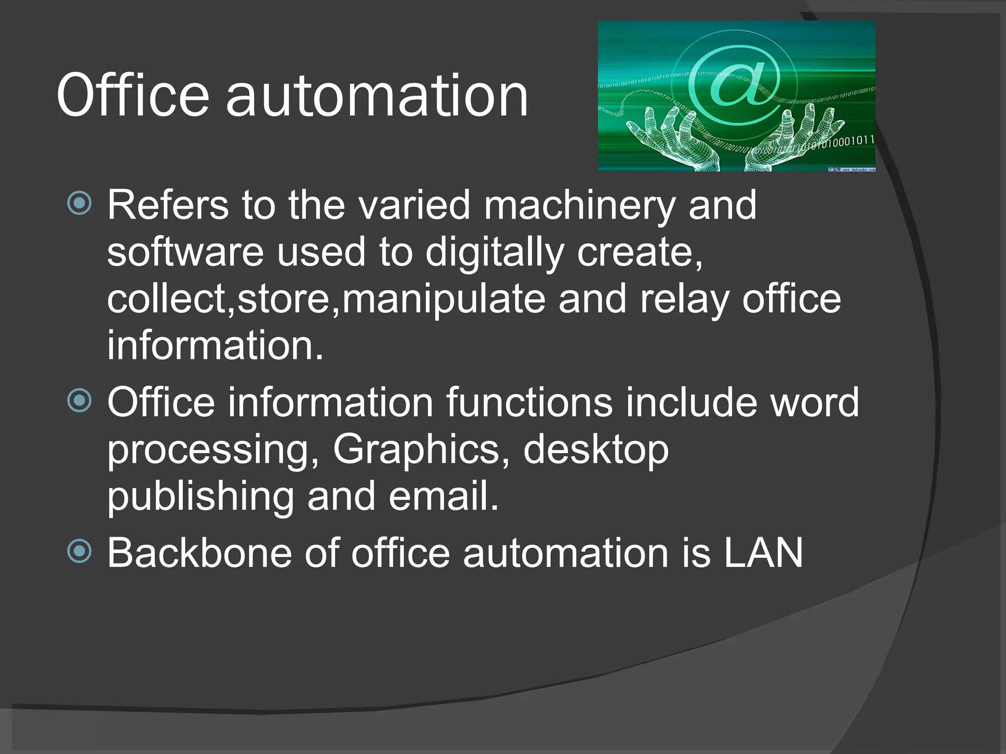 Office Automation Final | PPT