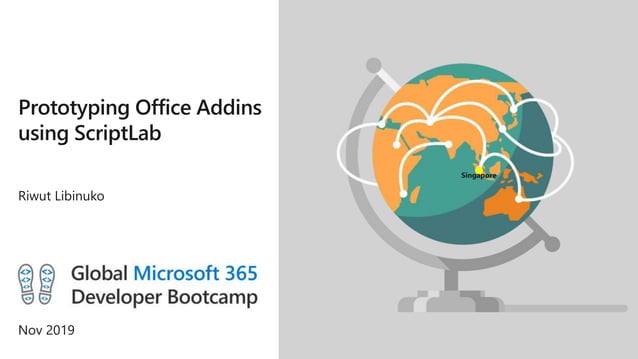 Prototyping Office AddIns using ScriptLab | PPT