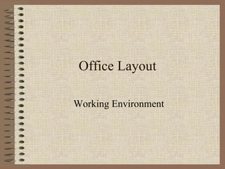 Office Layout | PPT