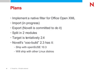 Office OpenXML: a technical approach for OOo. | PPT