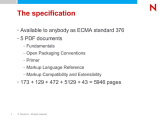 Office OpenXML: a technical approach for OOo. | PPT