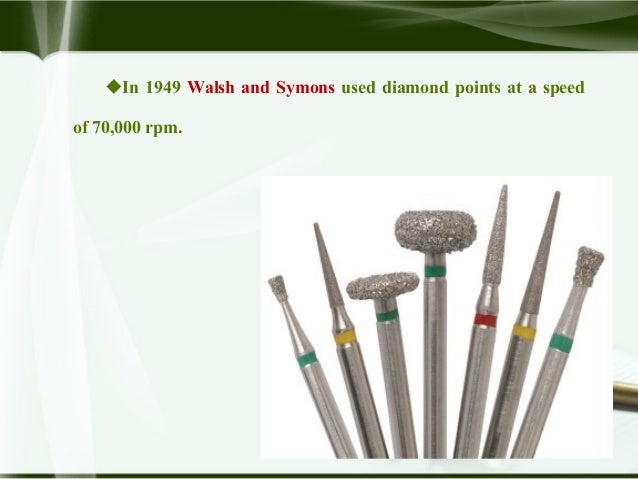 rotary cutting instruments in conservative dentistry