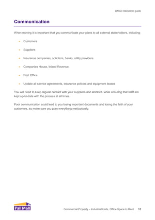 Office Relocation Guide | PDF