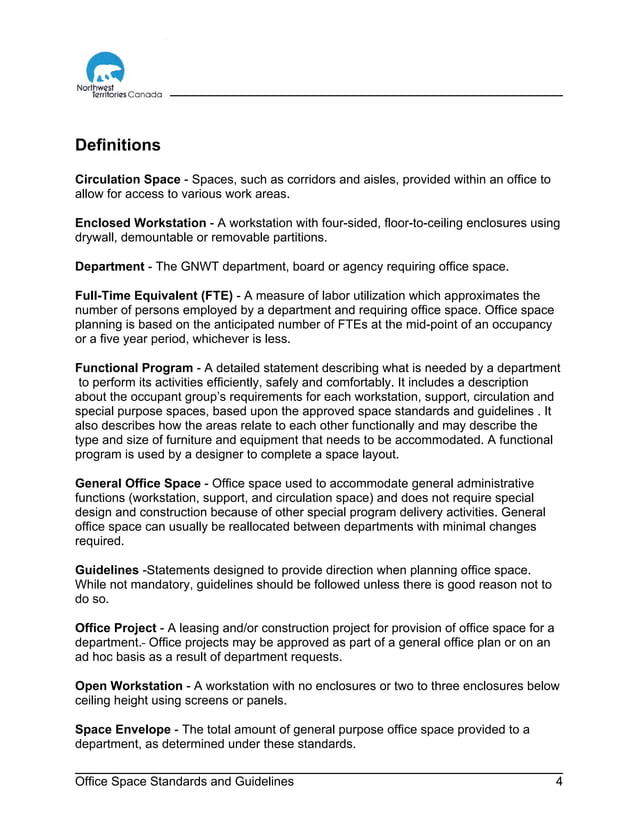 Office space-standards-and-guidelines | PDF