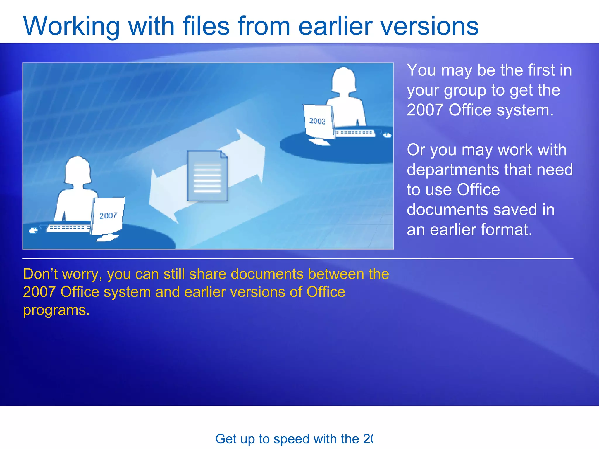 Office2007 User Training | PPT