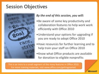 Microsoft Office 2010 Training Materials