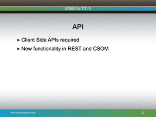 Office 365 - Introduction to SharePoint Online Development - SharePoint ...