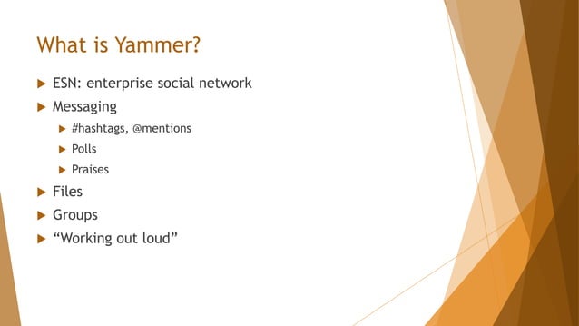 Office 365: Yammer, Teams, Groups | PPT