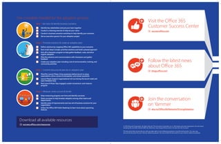Microsoft Office 365 Adoption Guide | PDF