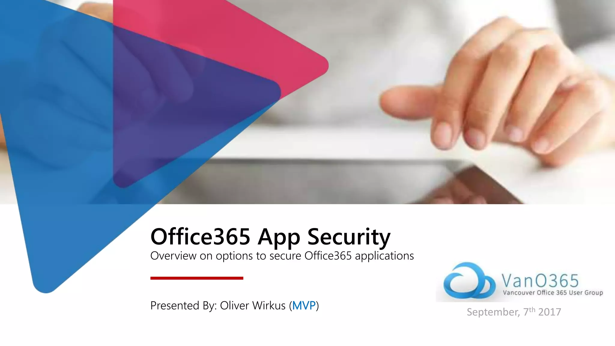 Office365 App Security | PPTX