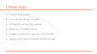 Introduction to Microsoft Power Platform (PowerApps, Flow) | PPTX