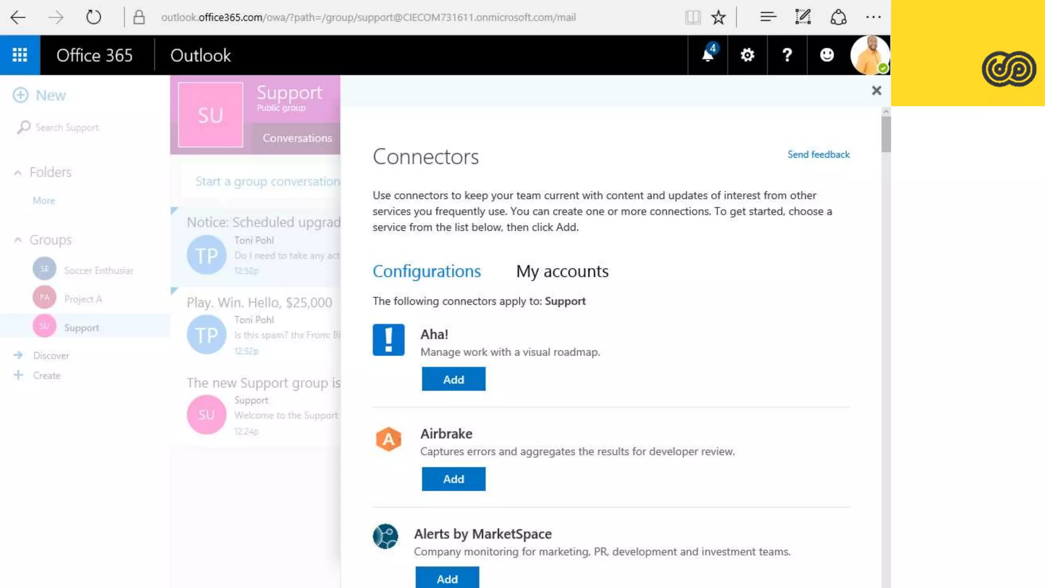 Office 365 Connectors | PPTX