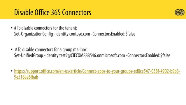 Office 365 Connectors | PPT