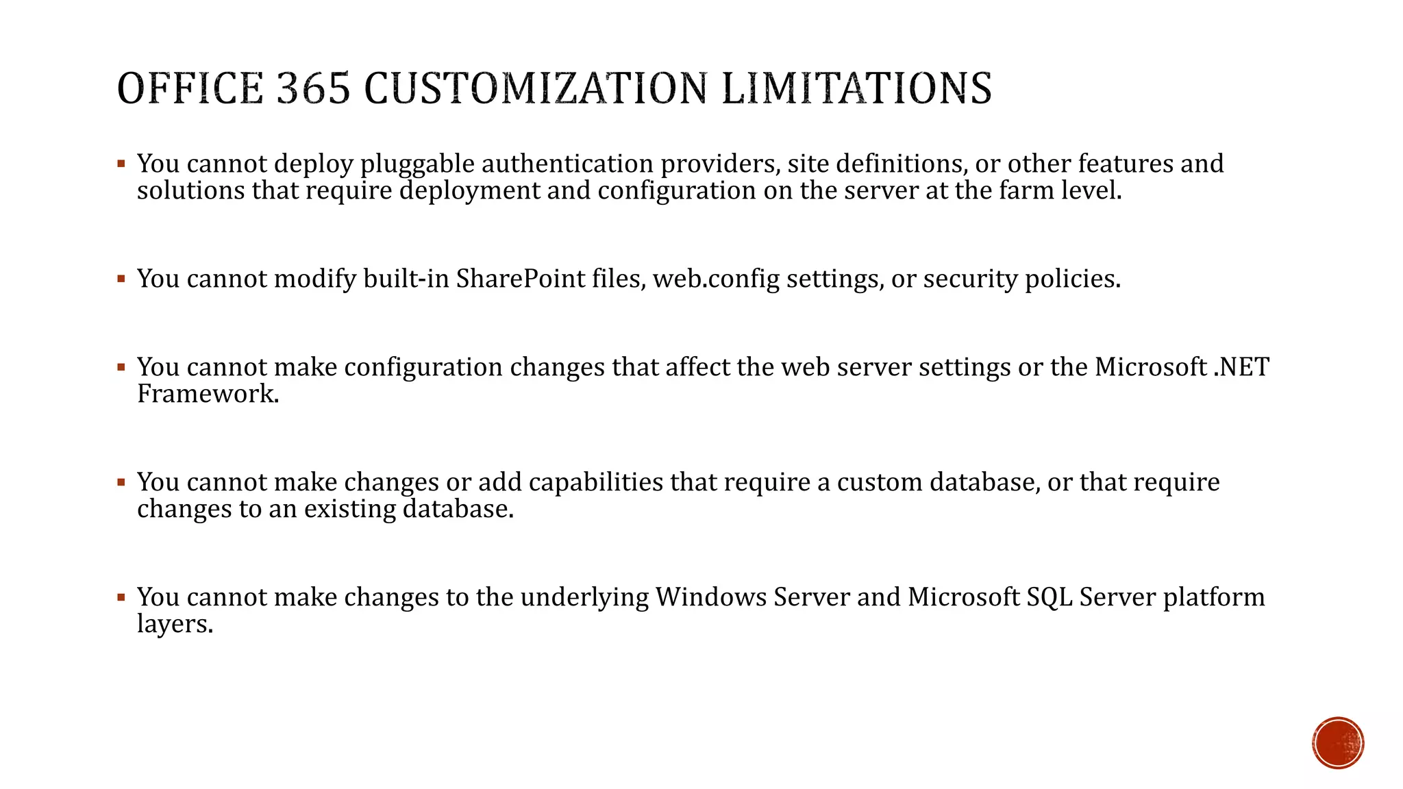 Office 365 development | PPT