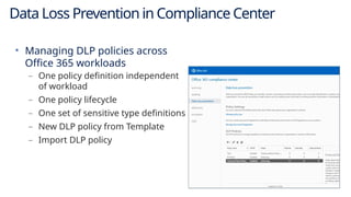 Office 365 Data Loss Prevention Powerpoint | PPTX