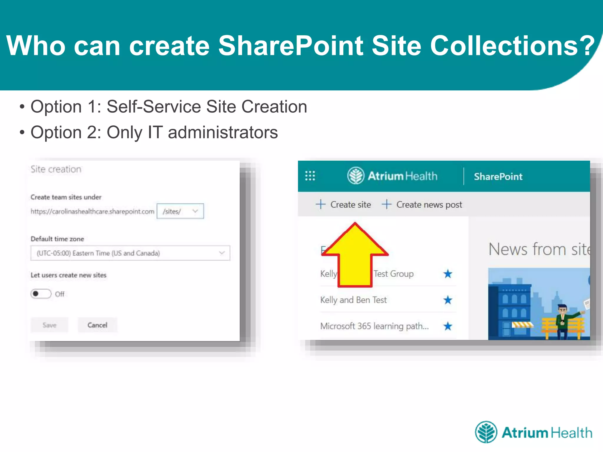 How Atrium Health SharePoint Team Manages Office 365 | PPTX
