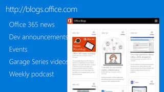 Getting Started with Office 365 APIs & Microsoft Graph | PPTX