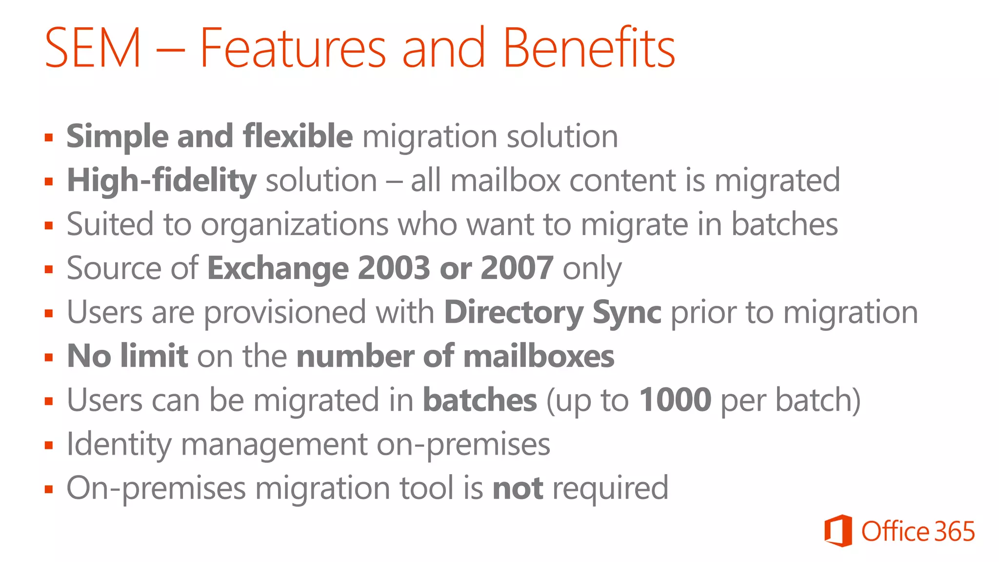 Office 365 migration | PDF