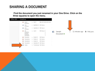 Office 365 module 1 | PPT