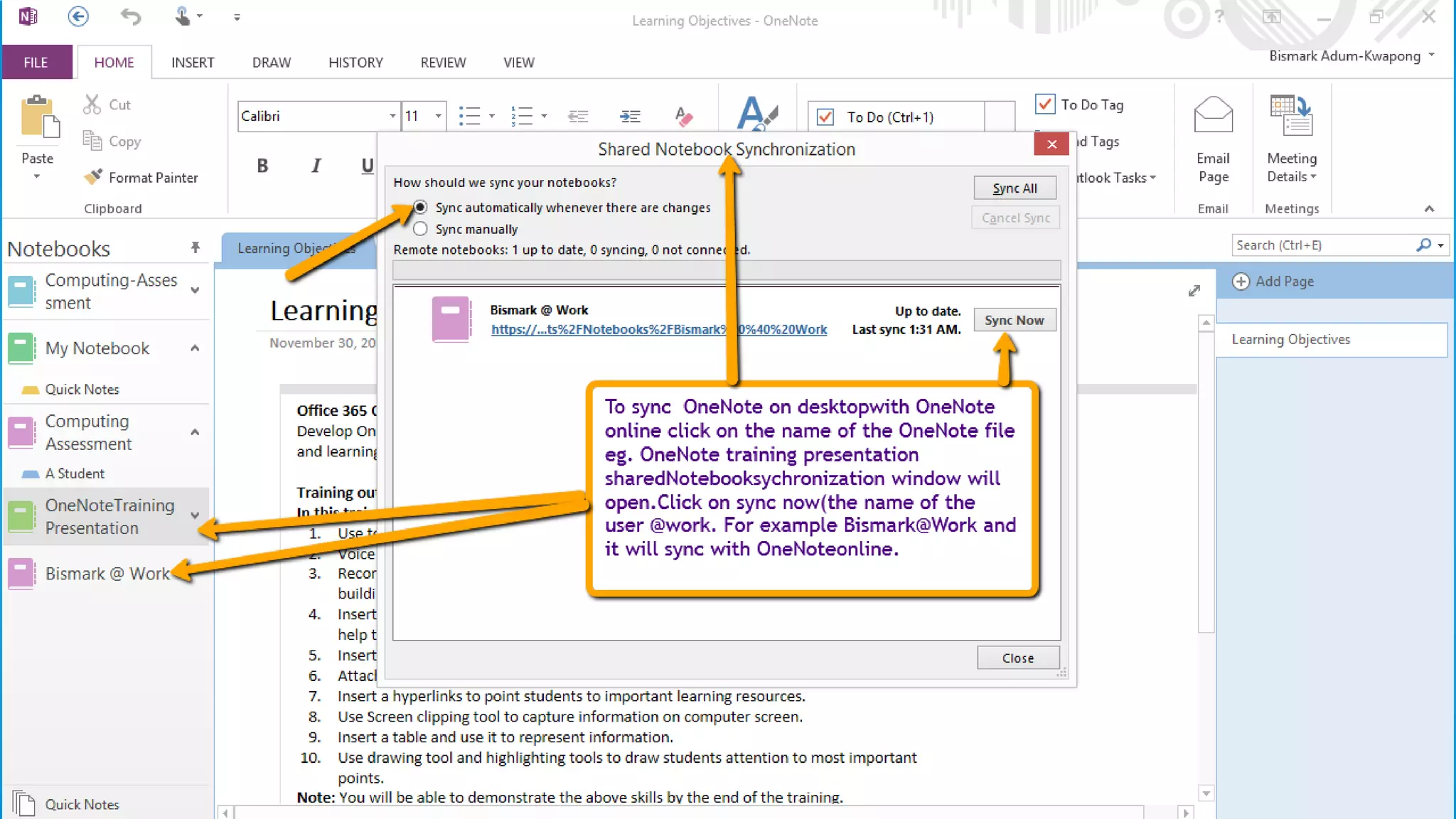 Office 365 one note online training help | PPTX