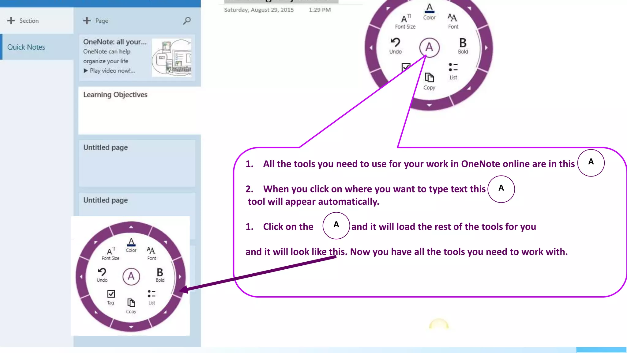 Office 365 one note online training help | PPTX
