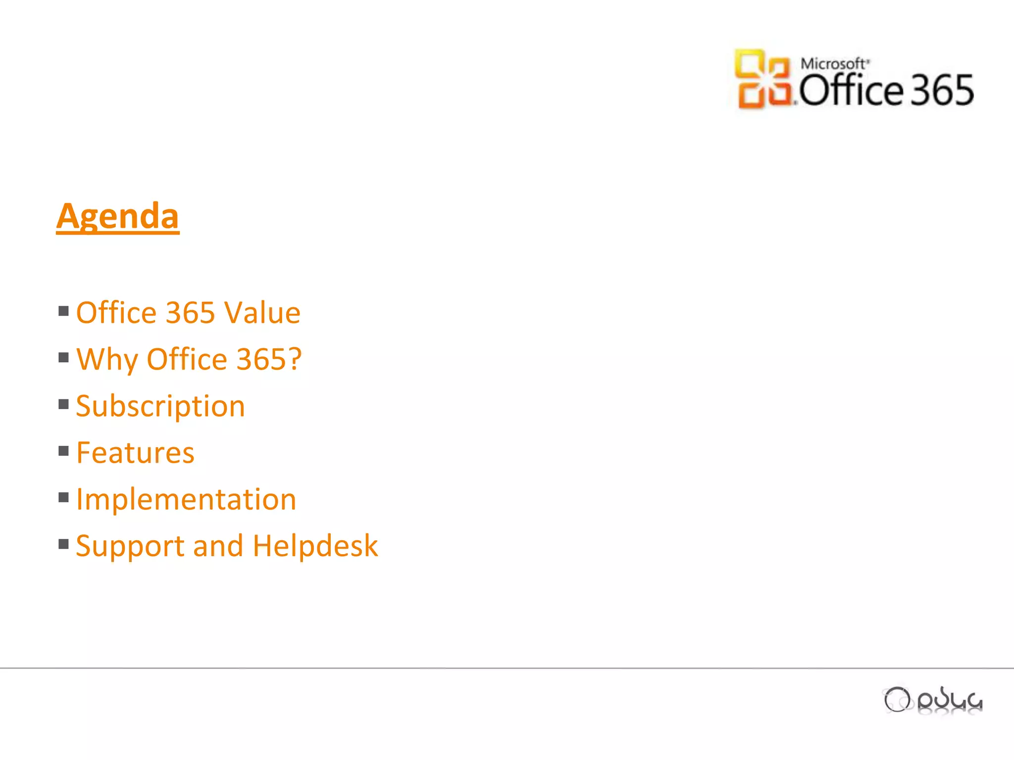 Office 365 presentation | PPTX
