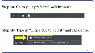 Office 365 To Do List Tutorial | PPTX