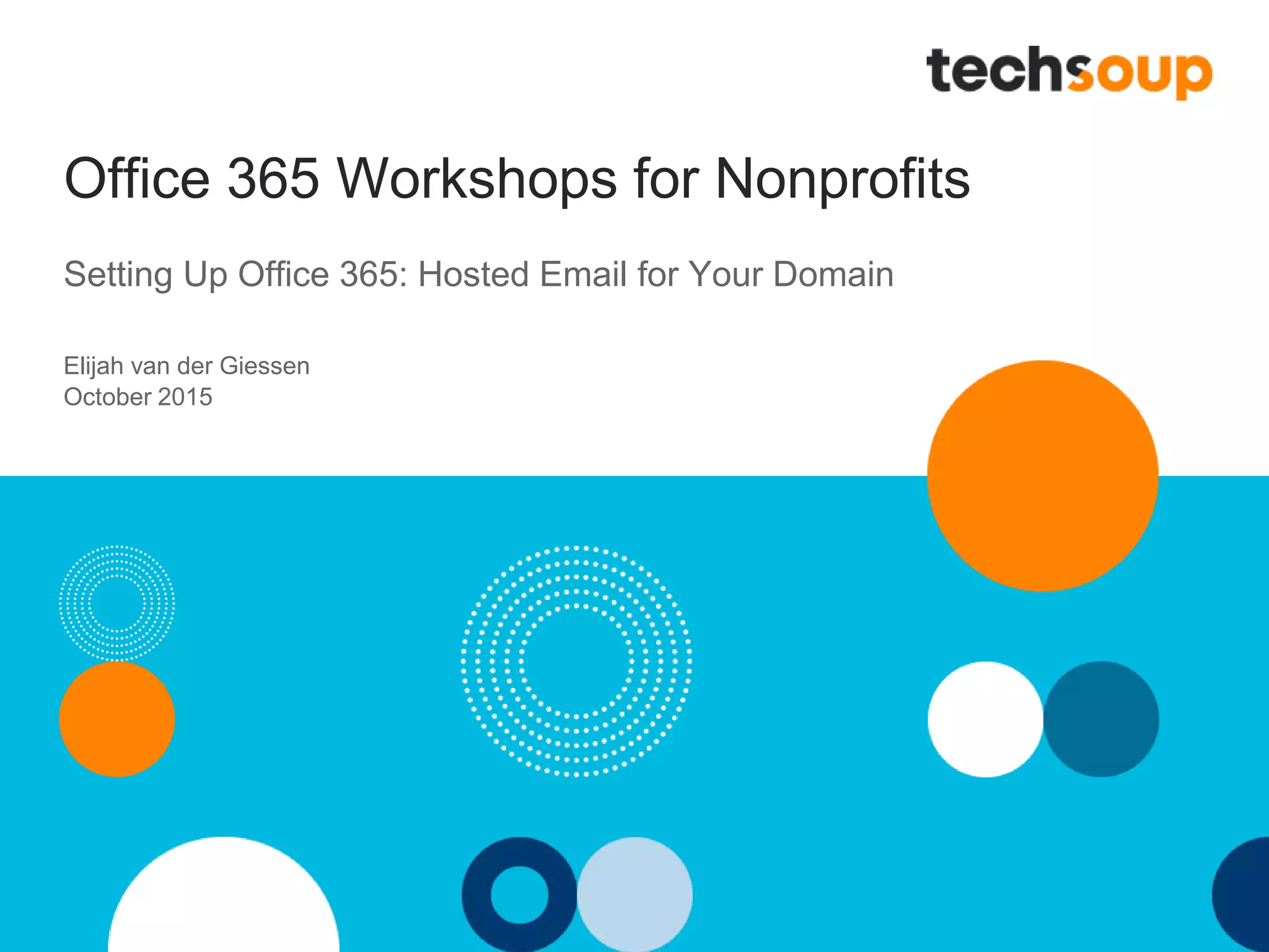 Office 365 workshop intro slides for workshop leaders | PPT