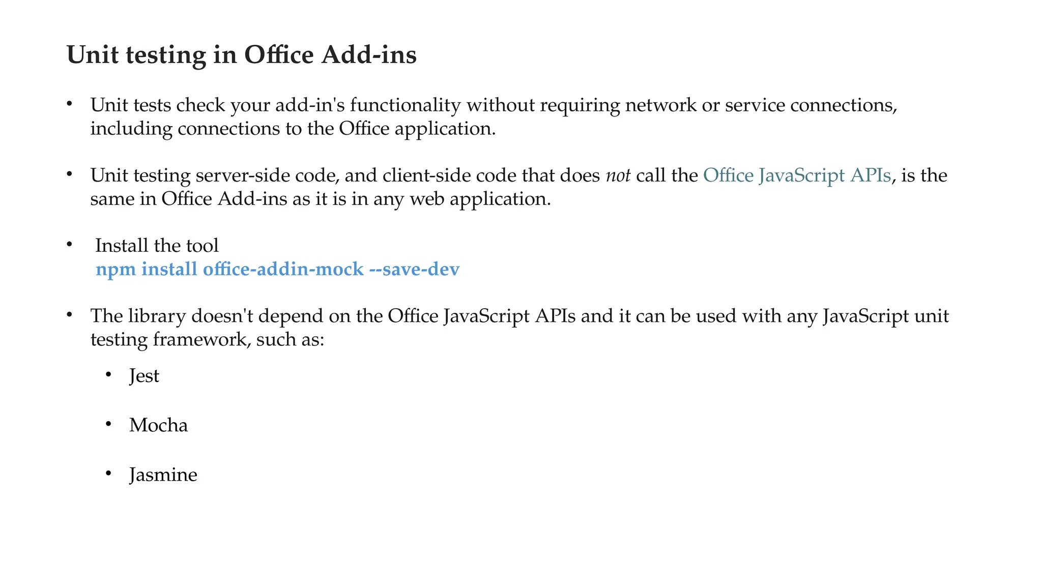 Office Add-in development using JavaScript | PPT Office Add-in development using JavaScript | PPT