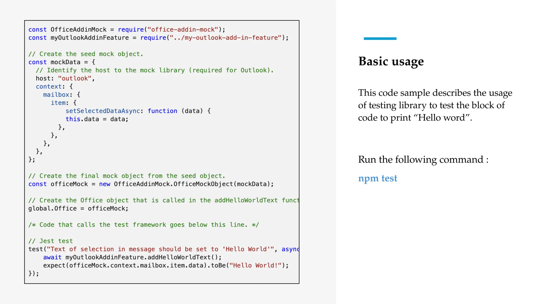 Office Add-in development using JavaScript | PPT Office Add-in development using JavaScript | PPT