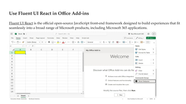 Office Add-in development using JavaScript | PPT