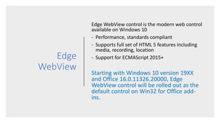 Office Add ins community call-February 2019 | PPT