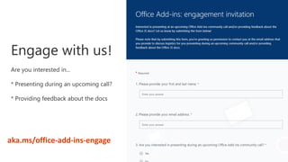 Office Add-ins community call-June 2020 | PPT