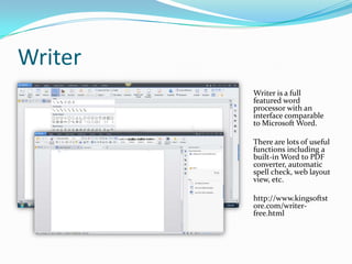 MS Office Alternatives - Lesson 2 (Desktop) | PPT
