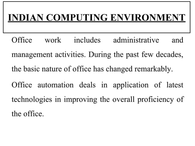 Office automation | PDF