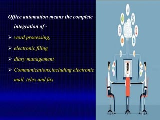 Office automation system 1 | PPTX