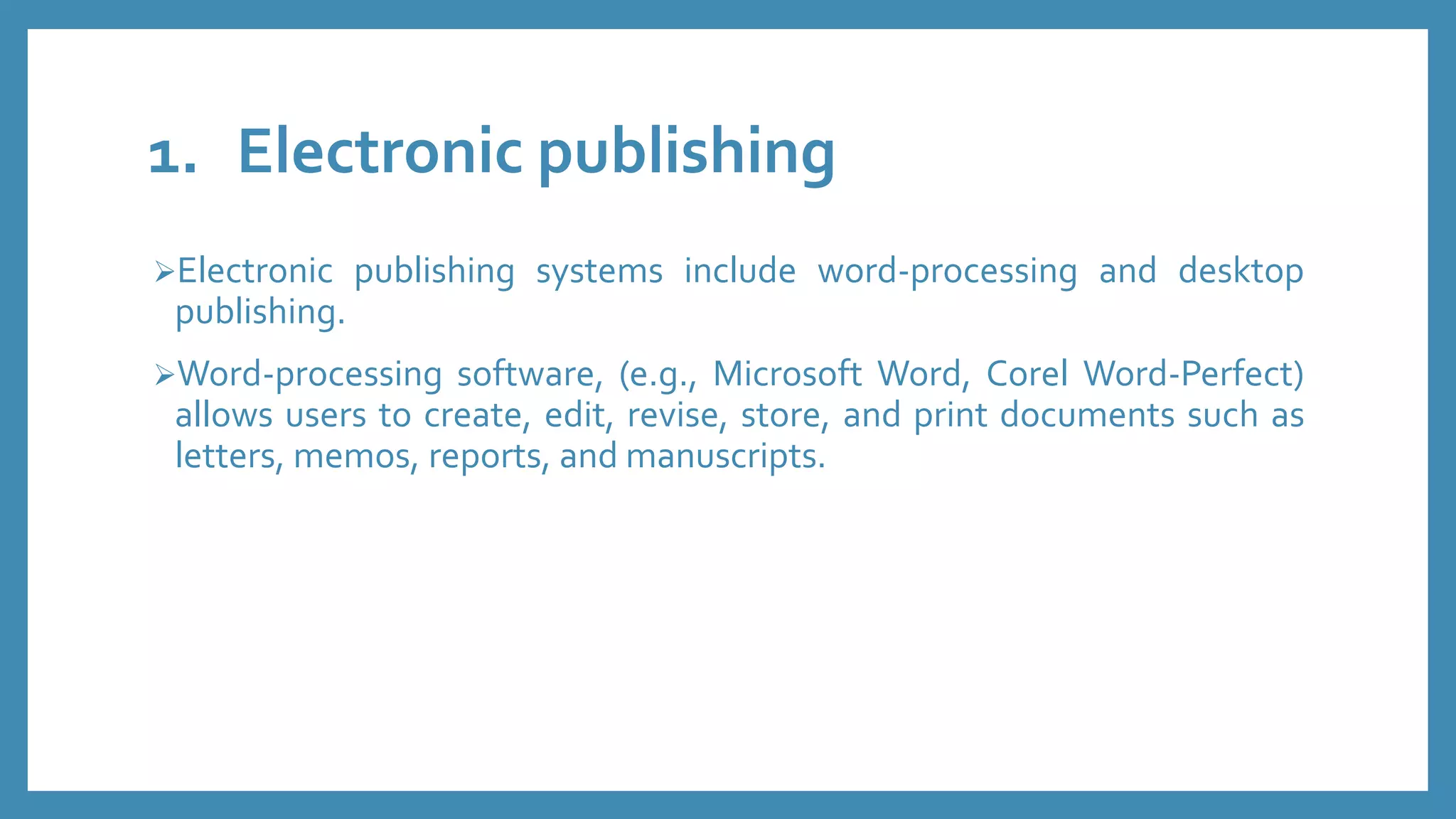 Office Automation System (OAS) | PPTX