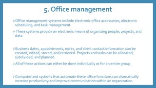 Office Automation System (OAS) | PPTX