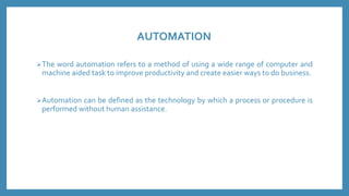 Office Automation System (OAS) | PPTX