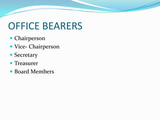 Office bearers | PPTX