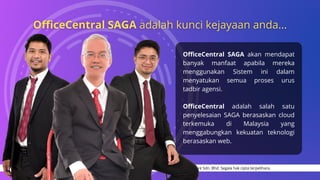 Sistem Kewangan Bersepadu SAGA untuk Agensi Kerajaan - OfficeCentral SAGA V2R5 (BM) | PPT