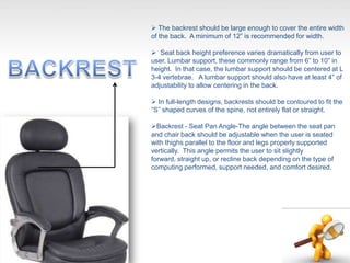 Ergonomic Chair Product Design | PPTX
