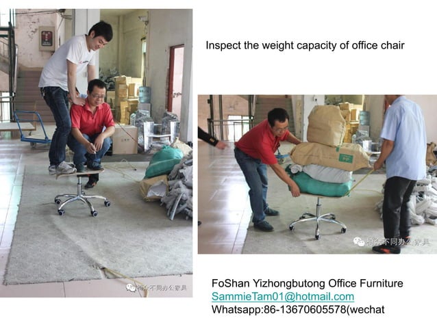 Office chairs are inspected | PDF