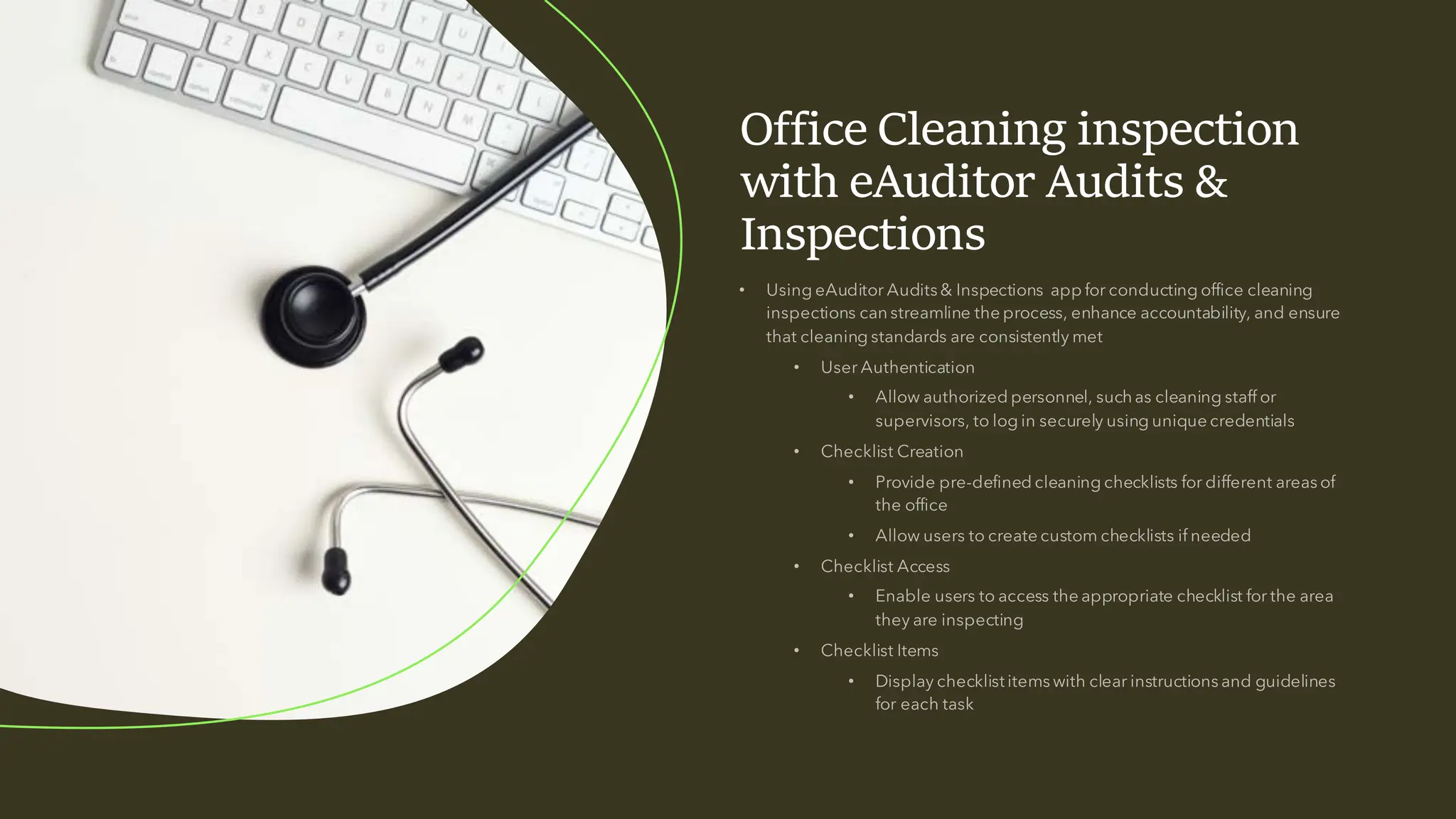 Office Cleaning inspection eAuditor Audits & Inspections | PPT | Free ...